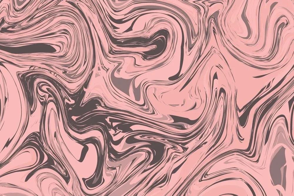 Samolepící tapeta abstraktní vzor ve starorůžovém odstínu - 150x100 cm