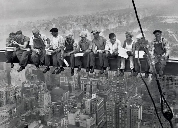 Plakát, Obraz - New York - Lunch on the Skyscraper, (91.5 x 61 cm)