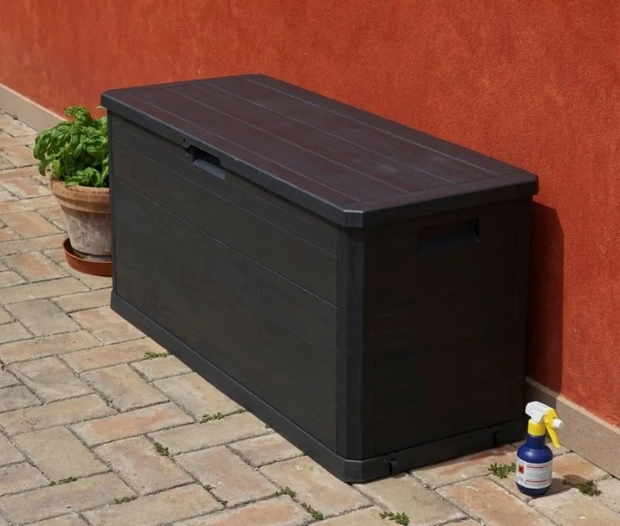 WOODYS zahradní plastový úložný box 280 L, grafit
