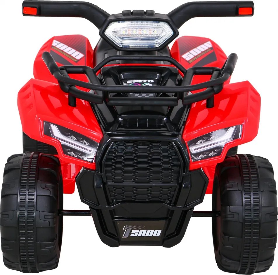 Ramiz Dětská čtyřkolka na baterie Storm červená + motor 25W + MP3 USB + LED