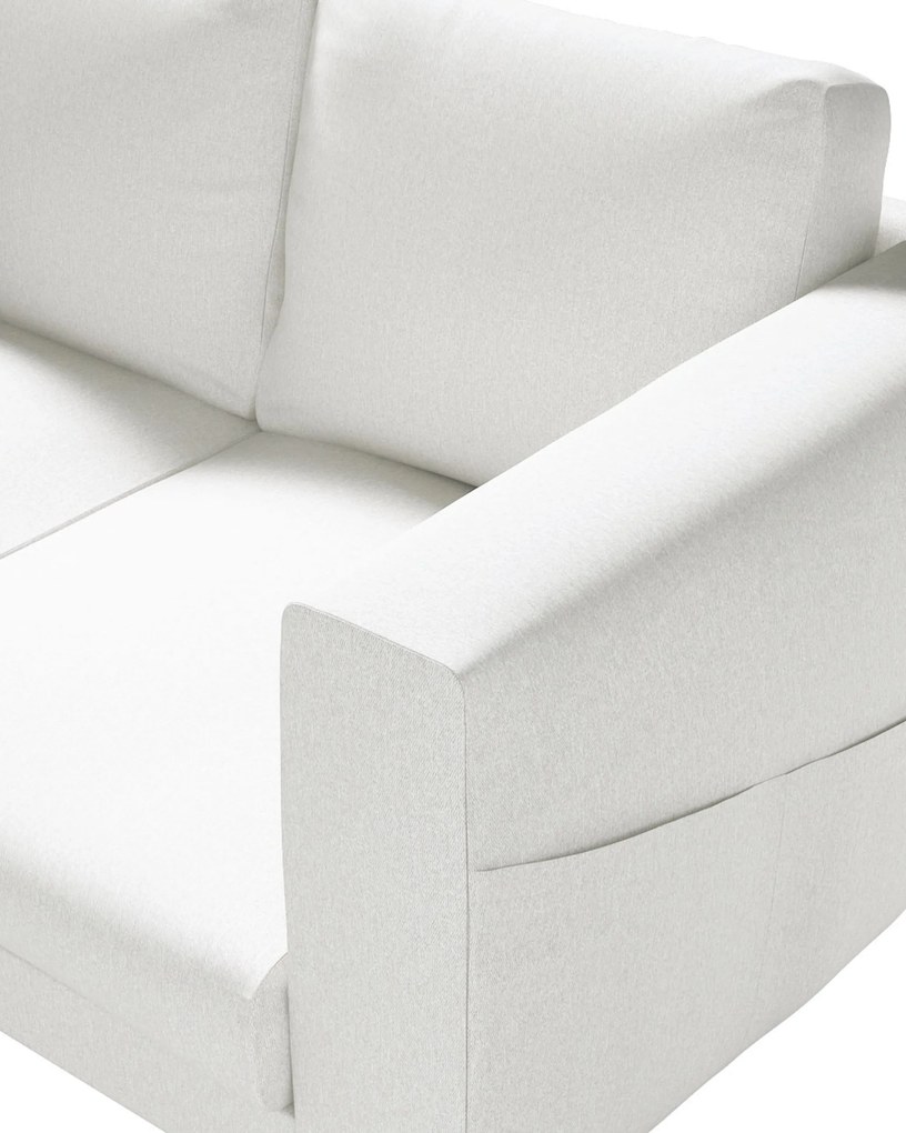 Potah na pohovku IKEA Norsborg 2-místná barva krémová látka pletený vzor