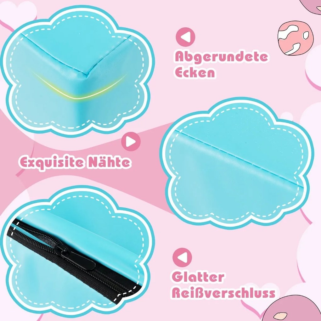 Costway 6 PCS. Pěnové stavebnice, obří stavebnice na běhání a lezení, tmavě