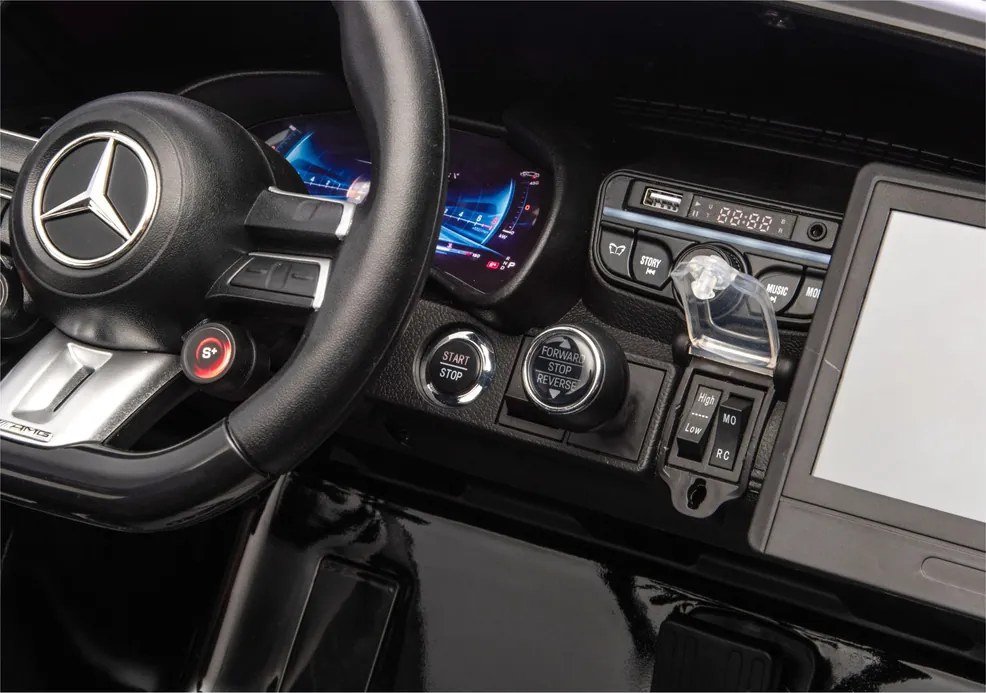 LEAN CARS Elektrické autíčko Mercedes GT63 AMG DK-GT63 24V LCD tichý motor černé