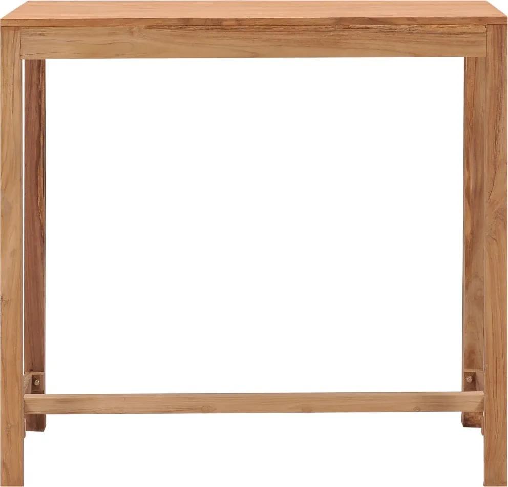 vidaXL Zahradní barový stůl 110 x 60 x 105 cm masivní teakové dřevo [287234]