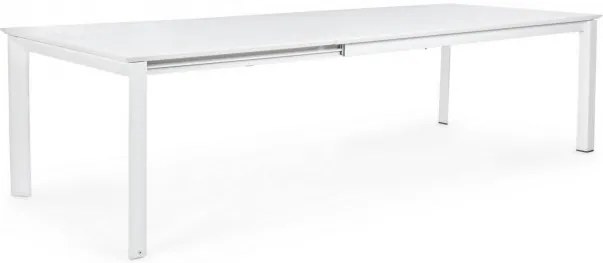 BIZZOTTO Rozkládací zahradní stůl KONNOR 200x110 cm bílý 0662271