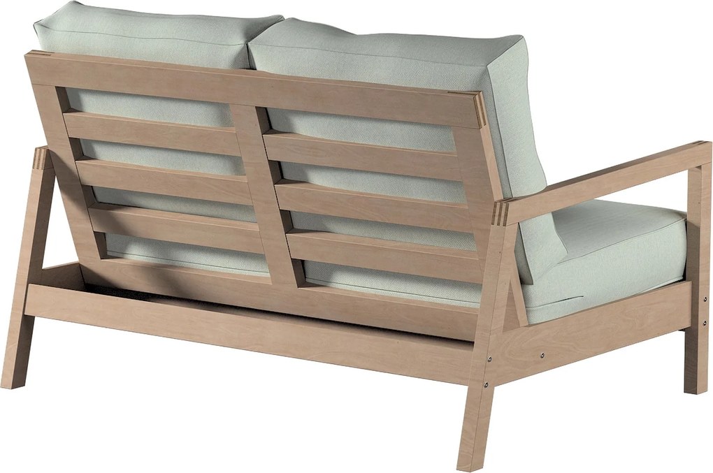 Potah na pohovku IKEA  Lillberg 2-místná nerozkládací barva modrá látka pletený vzor