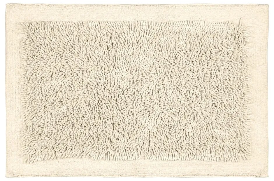 Krémová textilní koupelnová předložka 60x90 cm Sidyma – Wenko