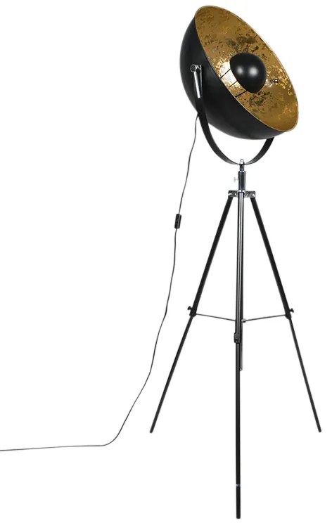 Průmyslová chytrá stojací lampa na trojnožce, černá, vč. WiFi A60 - Magna 50 Eglip