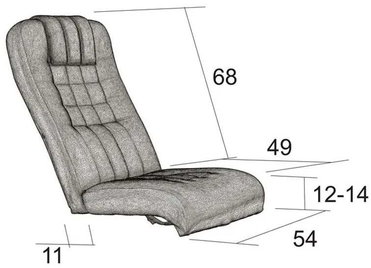 BRADOP Křeslo polohovací DANÍK R19