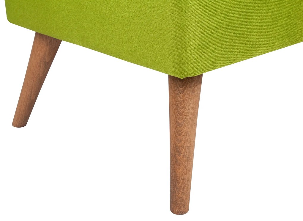 Atelier del Sofa Taburet New Bern - Peanut Green, Zelená