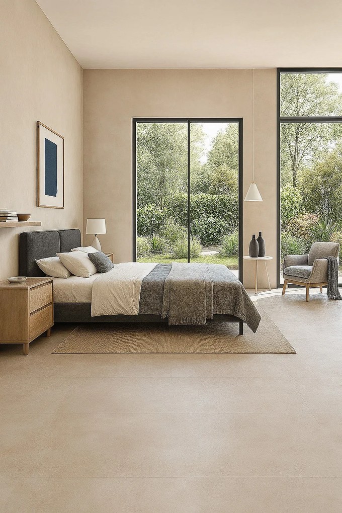 Gerflor, PVC podlaha - lino AladinTex Home 1791 Harlem, na míru, šíře 4m, béžová, bez podkladu, dětský pokoj
