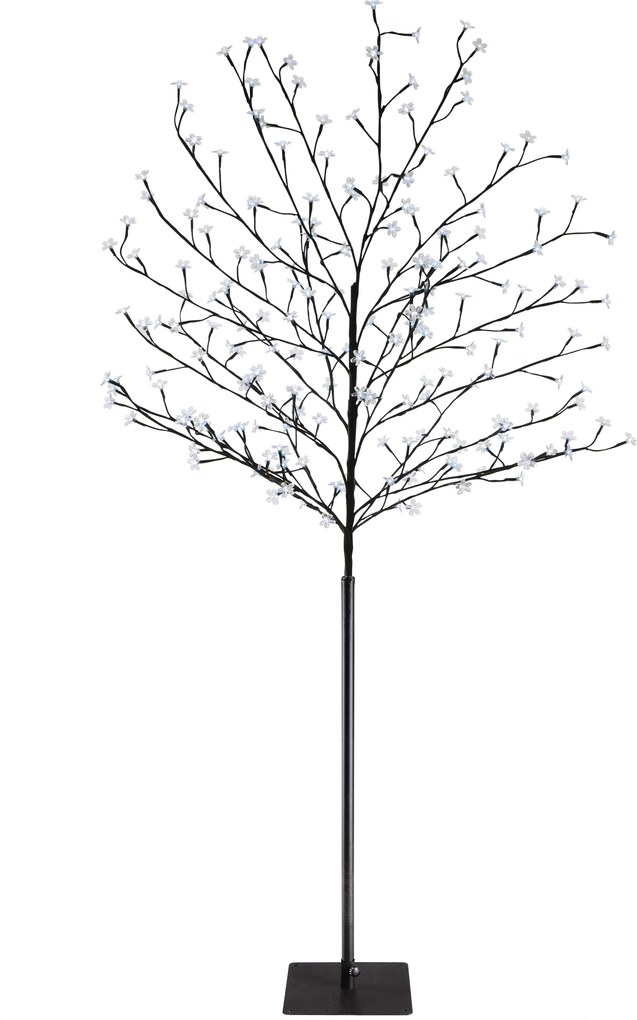 Světelný strom s třešňovými květy studená bílý 220cm vnitřní/venkovní + dálkové ovládání