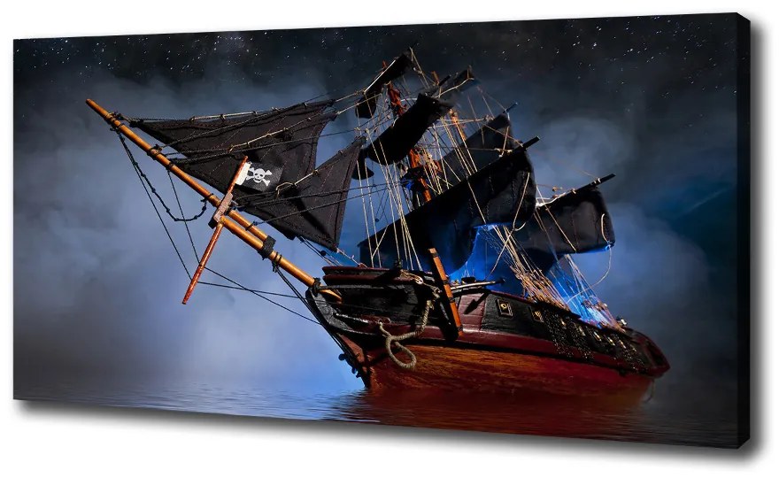 Wallmuralia Foto obraz na plátně Pirátská loď 100x50