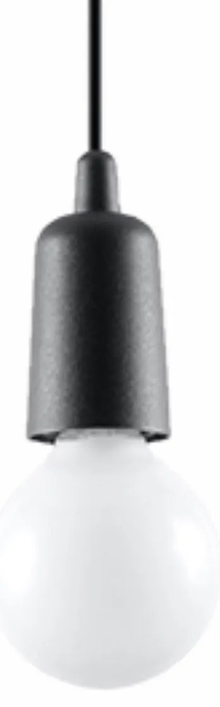 Sollux Lighting Závěsné svítidlo DIEGO 1 Černá