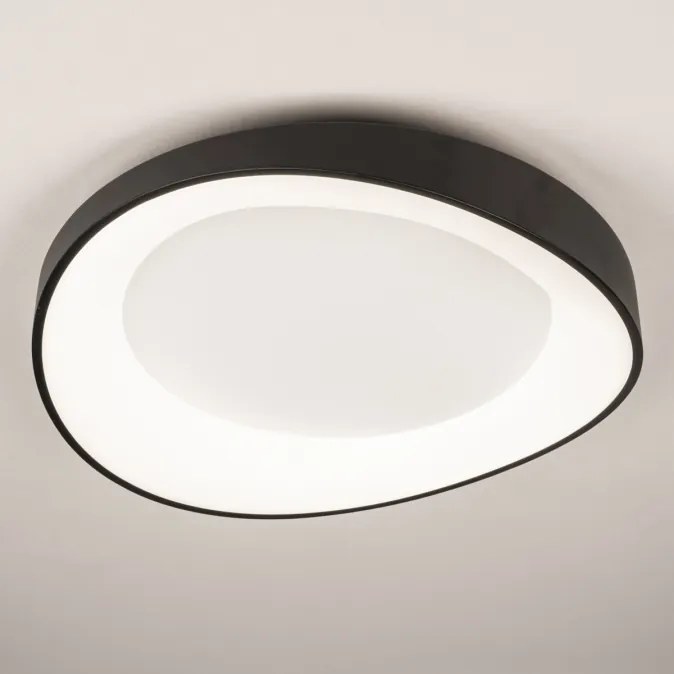 Stropní designové LED svítidlo Organic Black 48