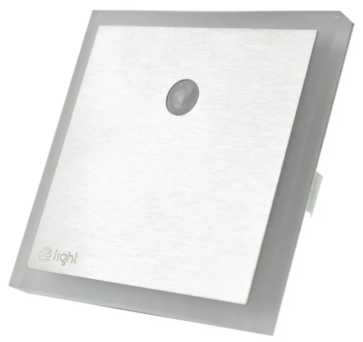 Schodišťové LED svítidlo Evo, 1x LED 0,6w, 3000k, s, pohybový senzor