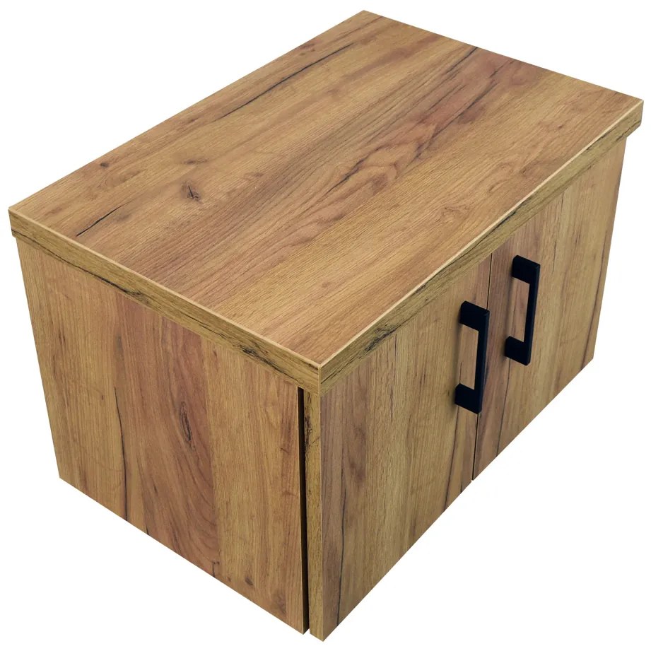 Comodo Koupelnová skříňka pod deskové umyvadlo Agria II GO 60-HD - zlatý dub/zlatý dub