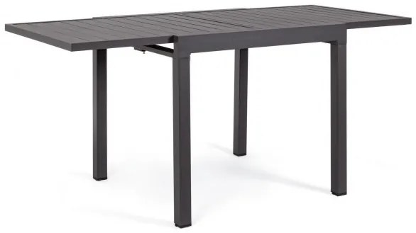 BIZZOTTO Rozkládací zahradní stůl PELAGIUS 83x80 cm černý