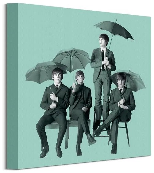 Art Group Obraz na plátně The Beatles Umbrellas Velikost: 30 x 30 cm