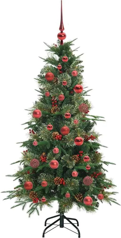 Umělý Skládací Vánoční Strom s stojanem Zelená 150 cm PE a PVC 3397406