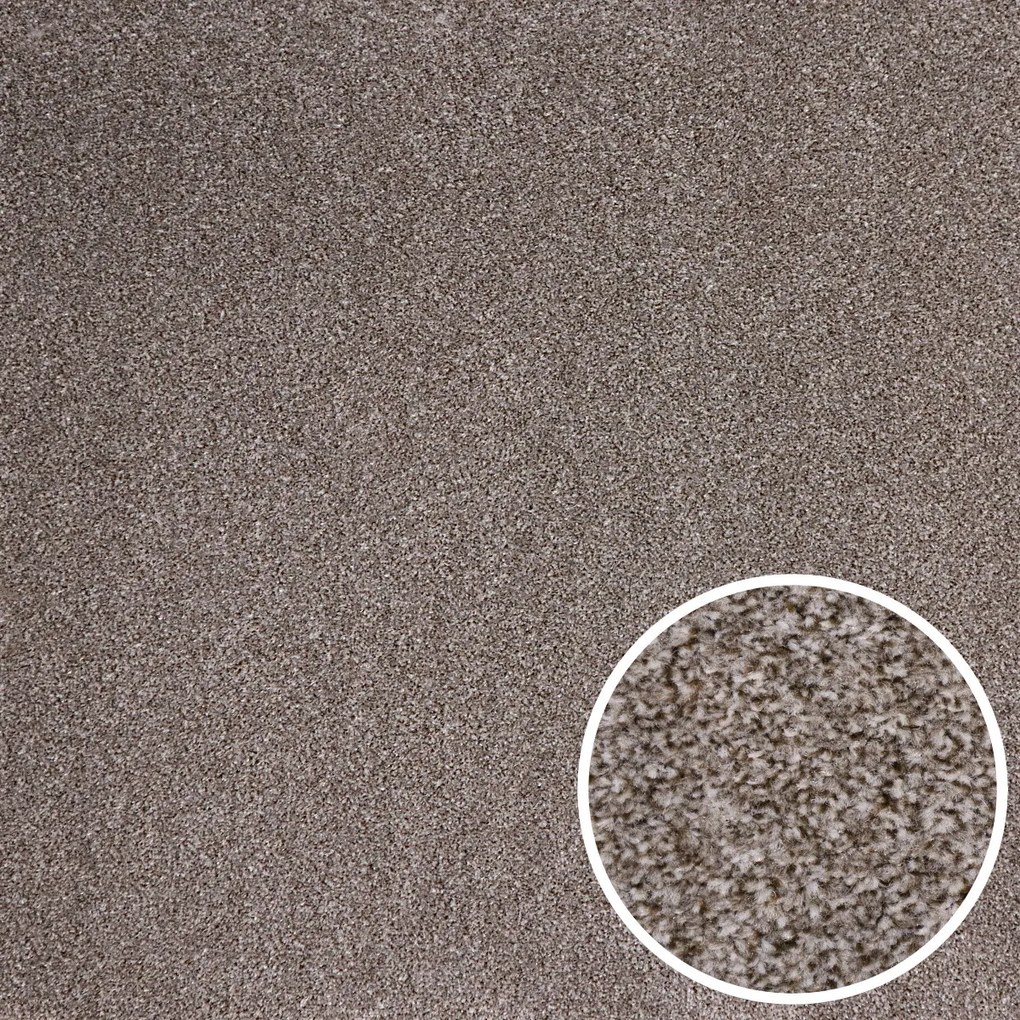 Condor Carpets, Metrážový koberec Prestige 492, na míru, šíře 4m, hnědá, ab (mřížka), dětský pokoj
