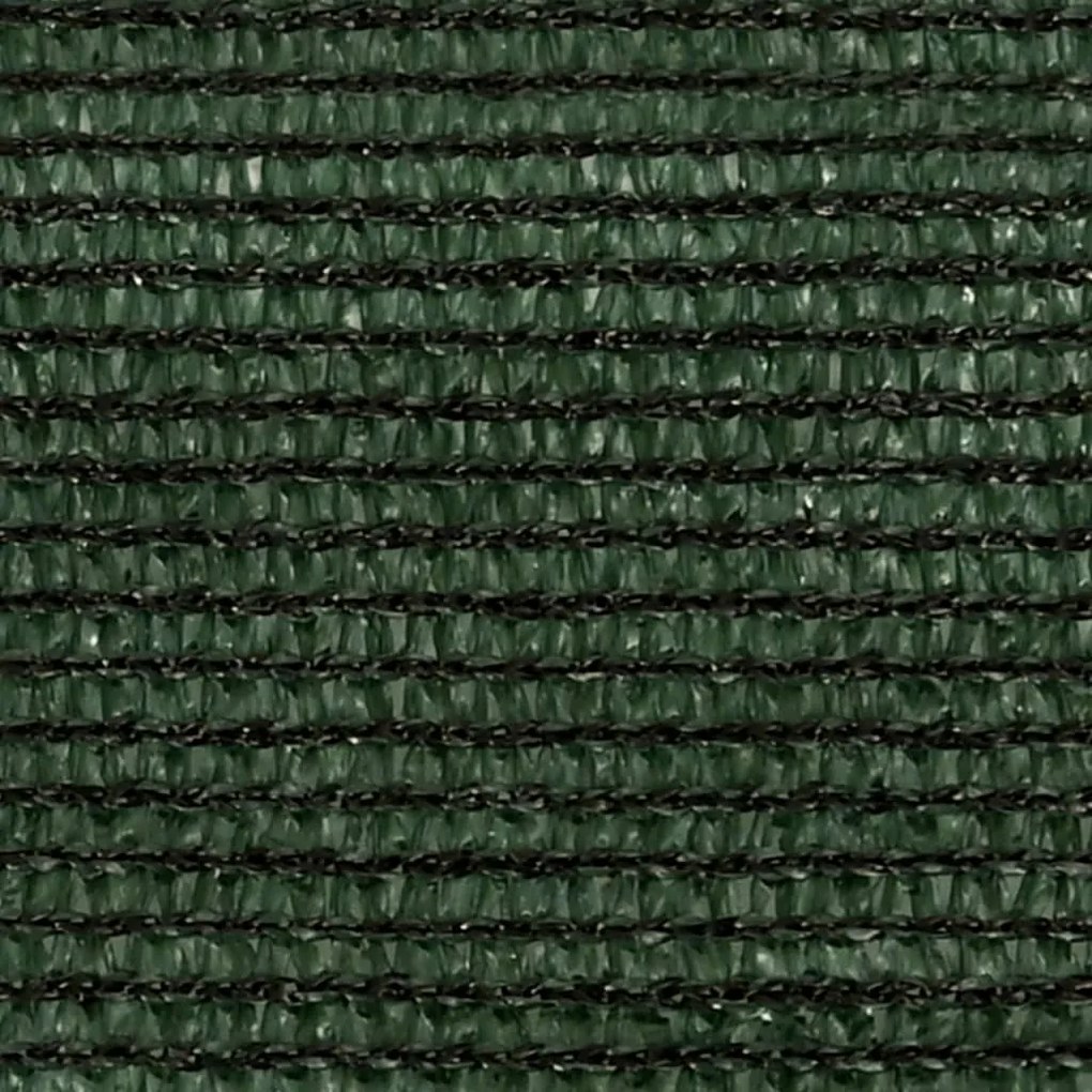 Stínící plachta 160 g/m² tmavě zelená 4 x 4 x 5,8 m HDPE - Default Title