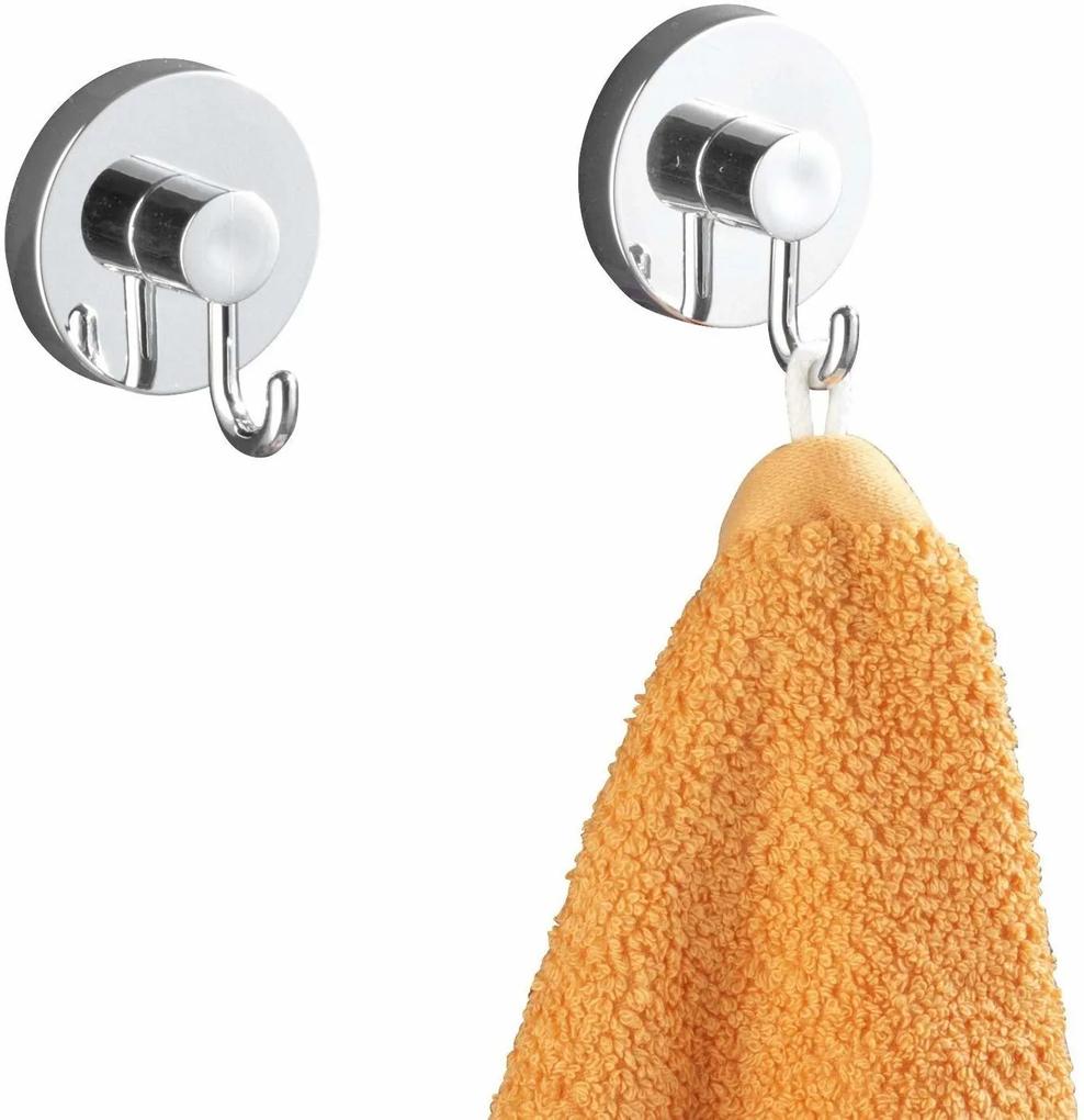 Koupelnové háčky na ručníky Vacuum-Loc, 2 kusy v sadě,WENKO