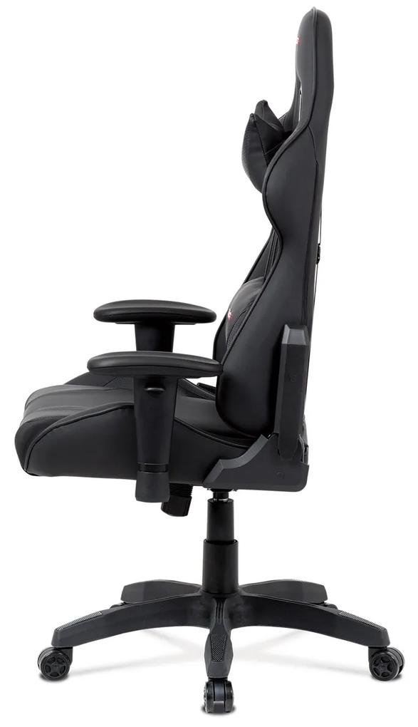 Kancelářská židle MAHER III, černá koženka