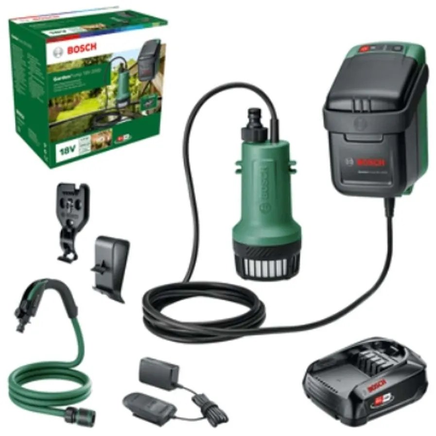 Bosch - 18V AKU čerpadlo, 1x aku 2,5 Ah Li-Ion, nabíječka 06008C4202