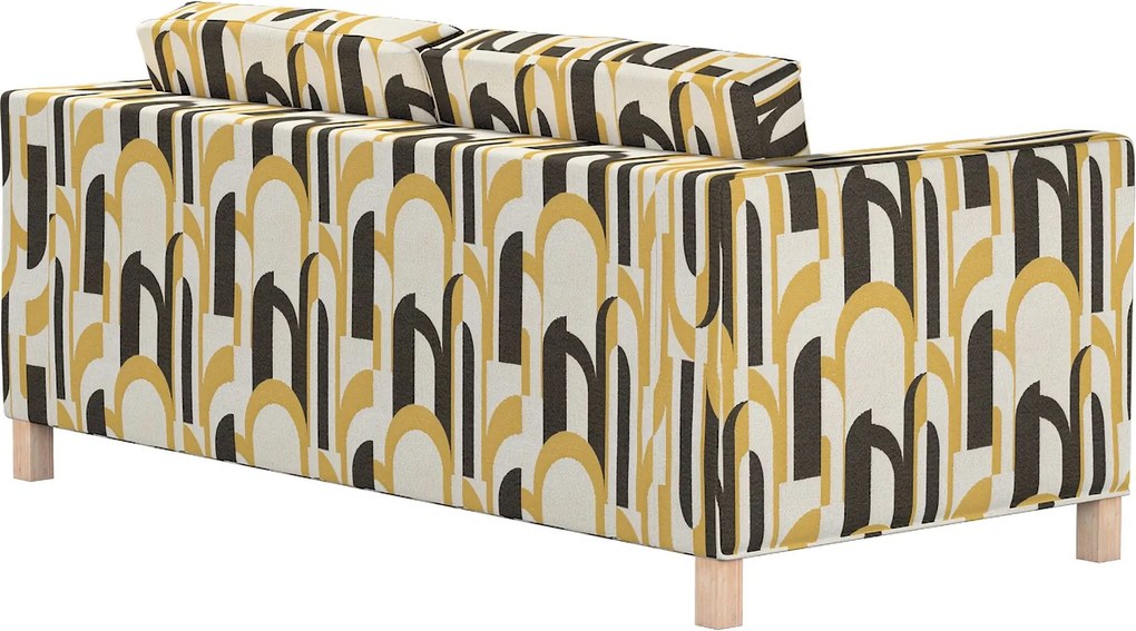 Potah na pohovku IKEA Karlanda rozkládací, krátký barva vícebarevná látka pletený vzor, vzorované