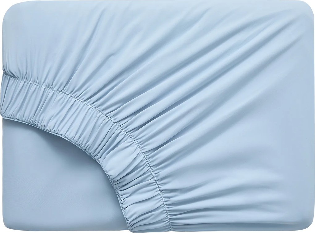 Dormeo Chladivé prostěradlo s gumou modré 90x200 cm