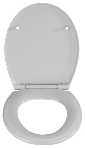 WENKO 22402100-WC sedátko SAMOS 44,5x37,5 cm šedá/stříbrná