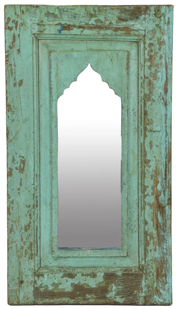 Sanu Babu Zrcadlo v rámu z teakového dřeva, 38x3x66cm (0P)