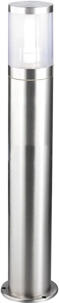 Rabalux 8168 ATLANTA - Venkovní stojací lampa ve stříbrné barvě 1 x E27, IP44, 80cm
