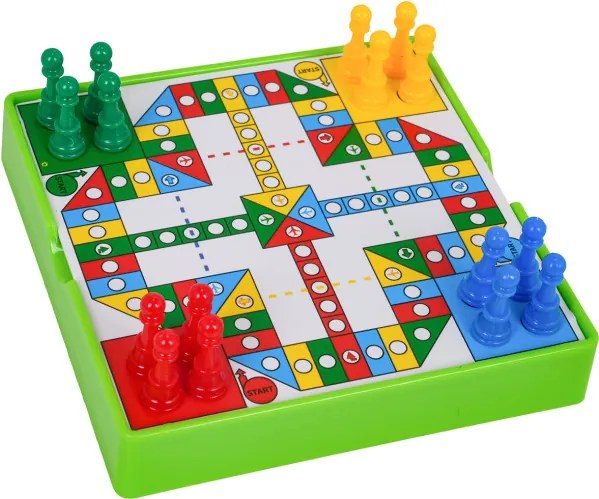 Společenská hra LUDO MINI Žába zelená