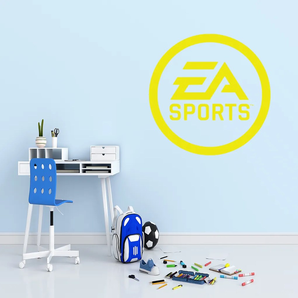 Živá Zeď Samolepka na zeď EA Sports Barva: černá