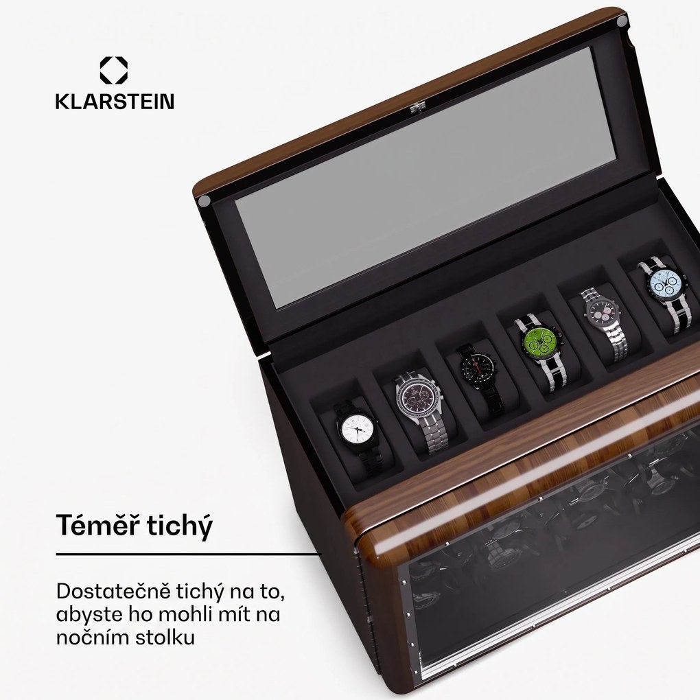 Klarstein Valmont 12+6 navíječ hodinek