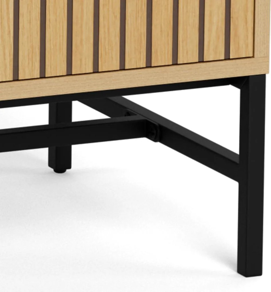 ACTONA Komoda ALBANY hnědá 80,6x40x80,4 cm