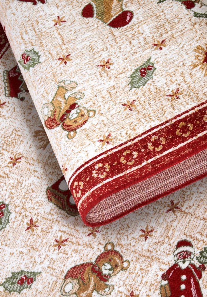 Villeroy & Boch Koberec běhoun Toy's delight se střiženým vlasem 106217 Red, Multicolor, 80x200, červená, obývací pokoj