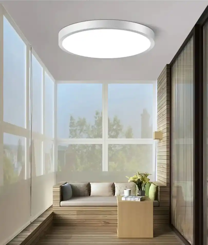 LEDsviti Bílý designový LED panel 600mm 48W denní bílá (9732) | BIANO