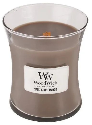 WoodWick - Sand & Driftwood, váza střední 275 g