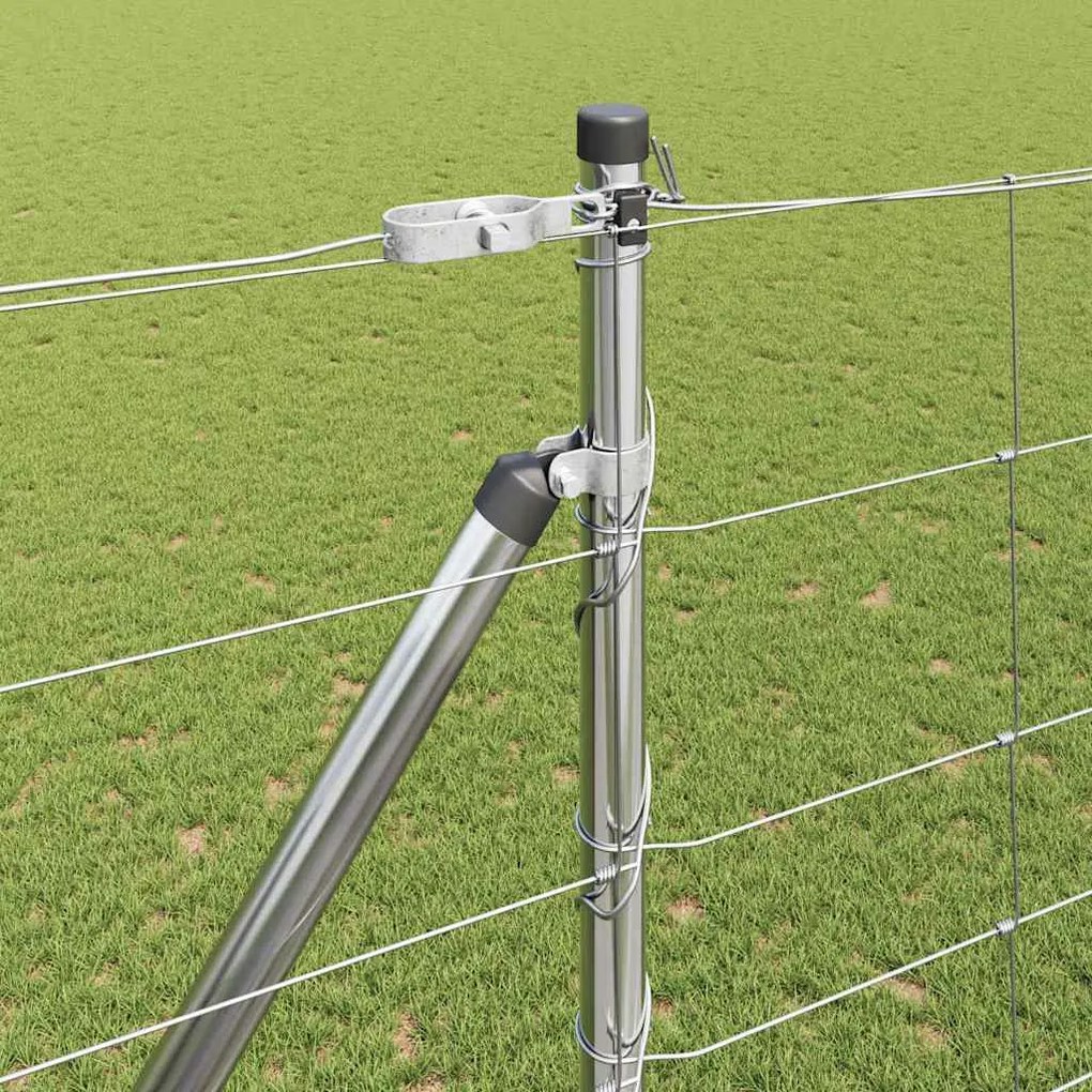 Svařované drátěné ploty s hroty 25 x 1,6 m Pozinkovaná ocel 3351444