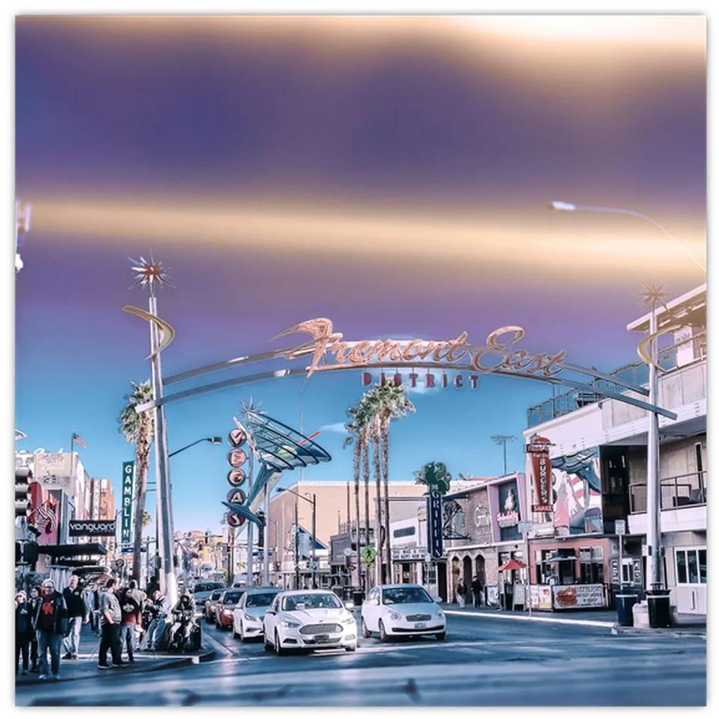 Obraz ulice v Las Vegas (30x30 cm)