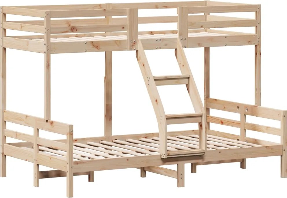 Patrová postel 80 x 200/120 x 200 cm masivní borové dřevo 3207161