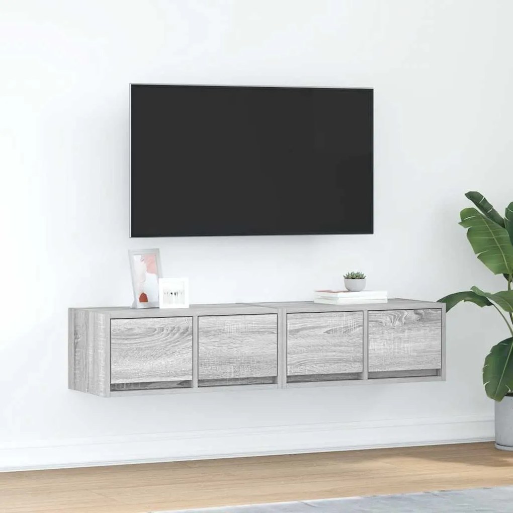 TV skříňka šedá sonoma 60x31x25,5 cm kompozitní dřevo