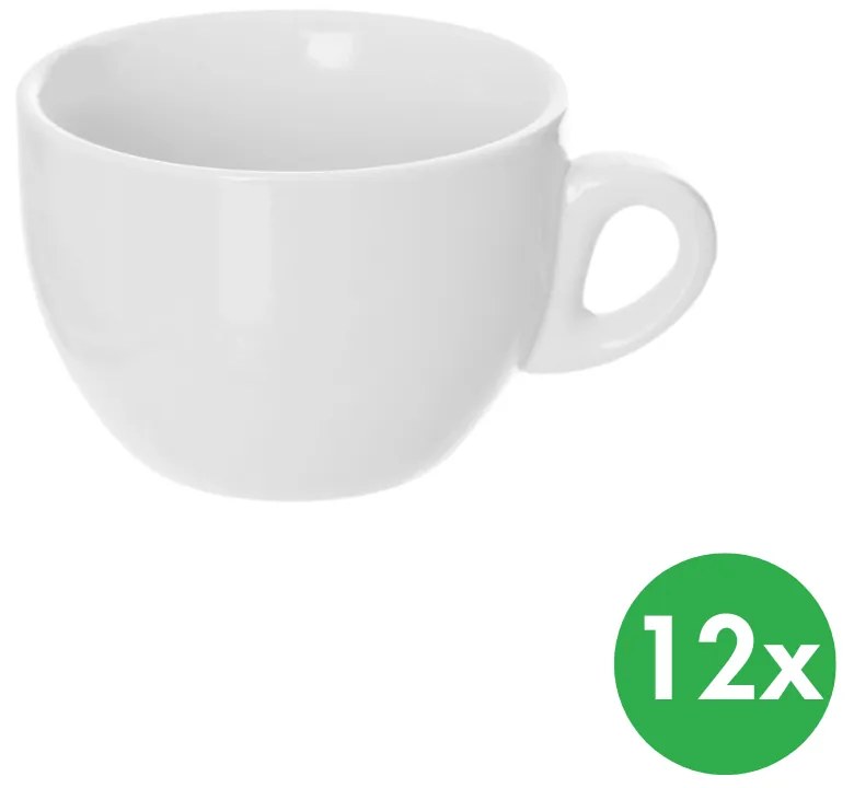 Hrnek MONA Cappuccino, 0,21 l, porcelán, 12 ks