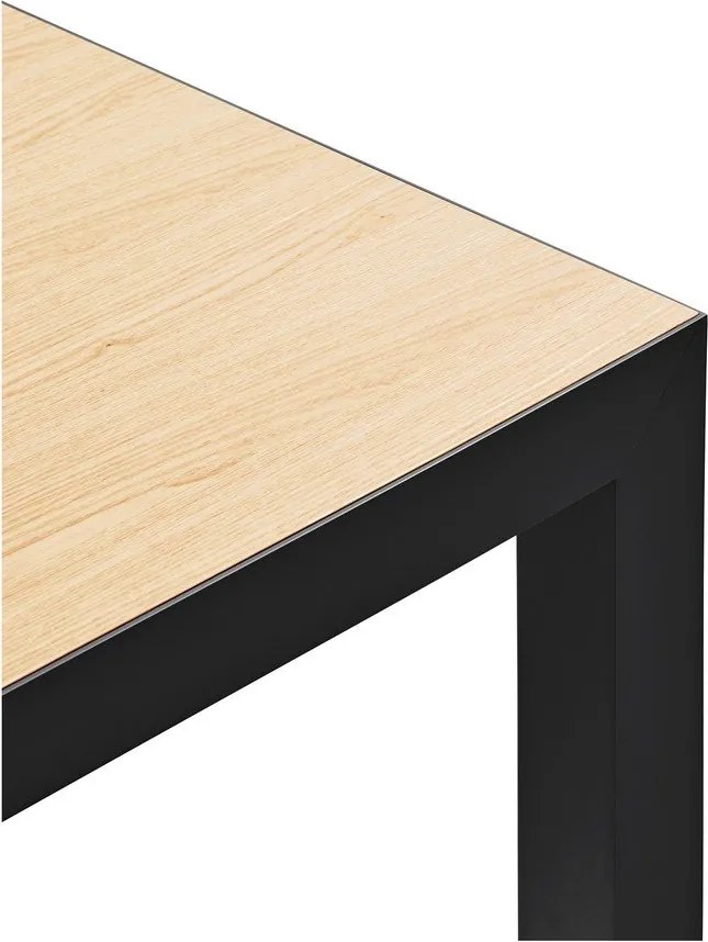Jídelní stůl s deskou z dubového dřeva 75x180 cm Alma – Teulat