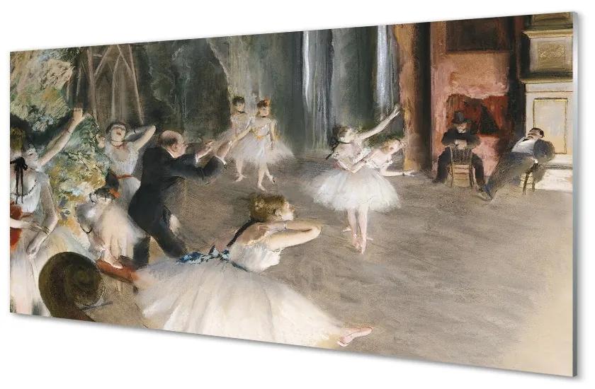Obraz na skle Přijetí balet 125x50 cm