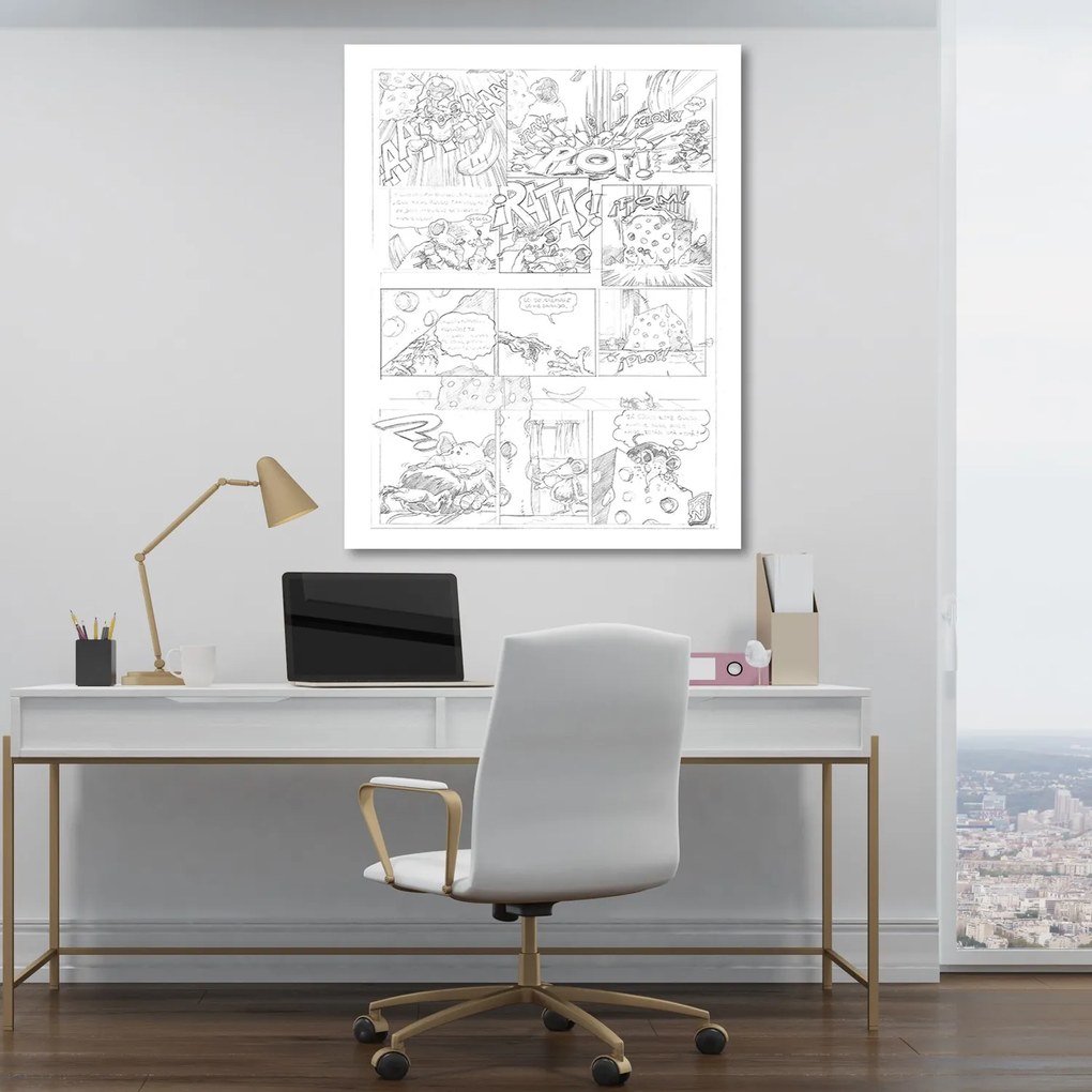 Gario Obraz na plátně Příběh o myších - Saqman Rozměry: 40 x 60 cm