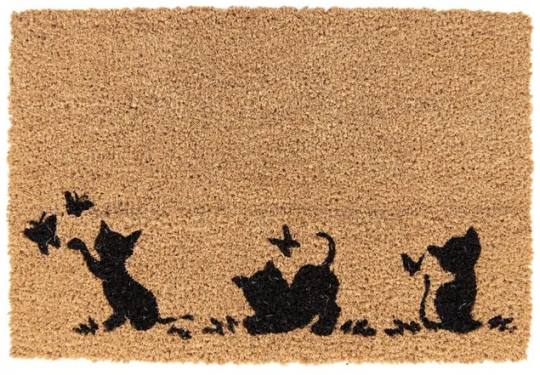 Rohožka s koťaty Kittens – 60x40x1 cm